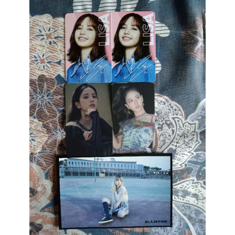Jual Blackpink Lisa Debut Postcard Black Oreo Photocard | Shopee Indonesia