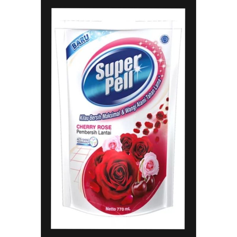 Jual SUPER PELL PEMBERSIH LANTAI CHERRY ROSE 770ML | Shopee Indonesia