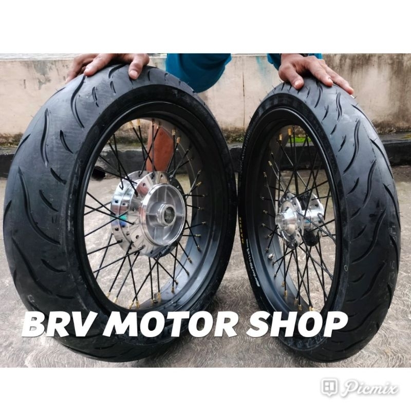 Jual Velg Byson Vixion - Velg Jari Byson Tapak Lebar 250+300+17 300-350 ...
