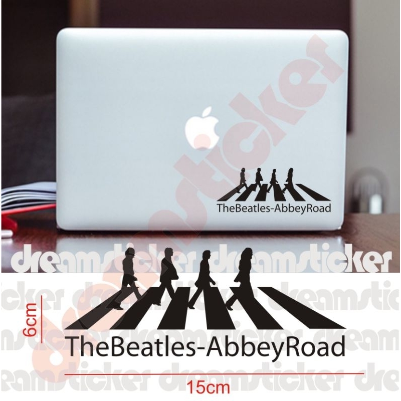Jual Stiker Abbey Road The Beatles Band Sticker Laptop MacBook Decal ...