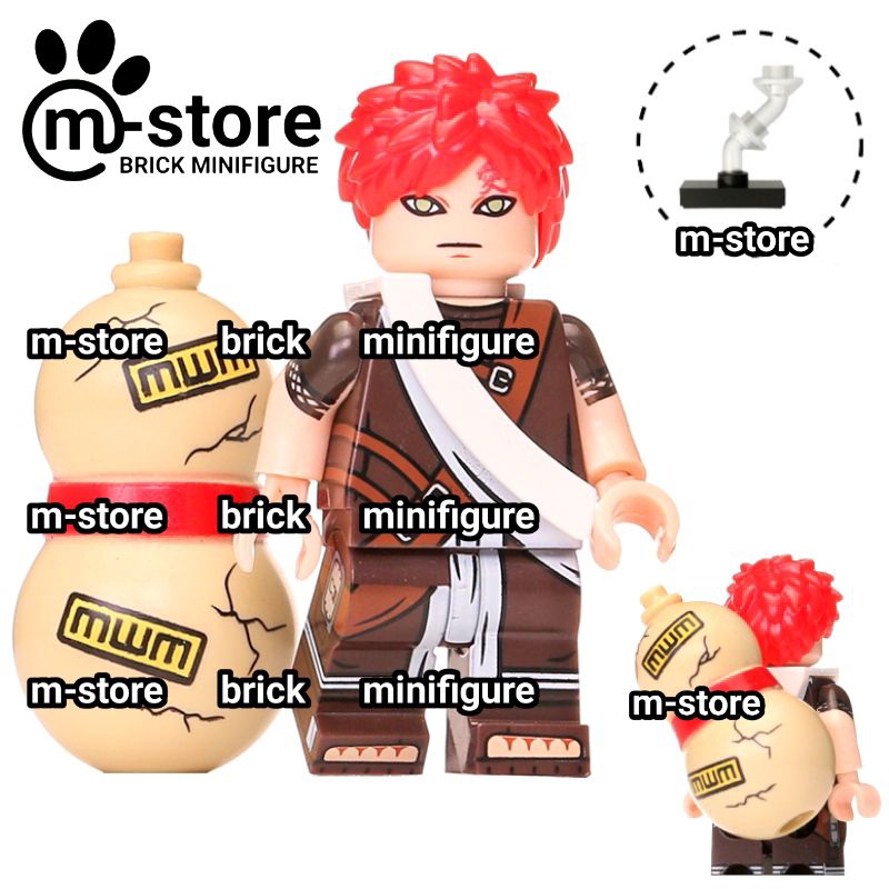 Jual brick naruto gaara mini toy figure | Shopee Indonesia