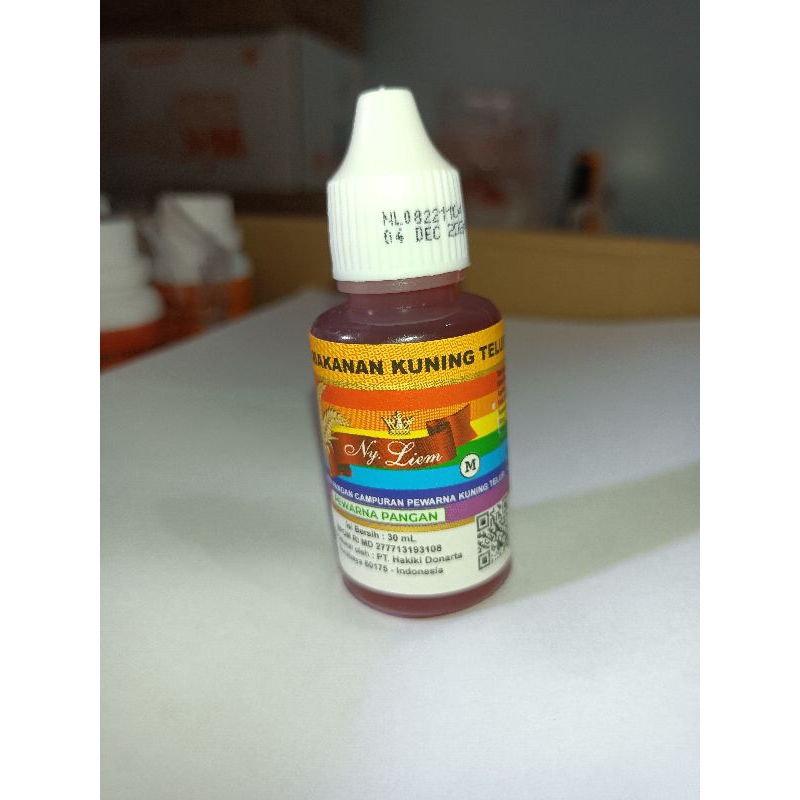 Jual Pewarna kue nastar/pewarna Ny Liem kuning telur | Shopee Indonesia