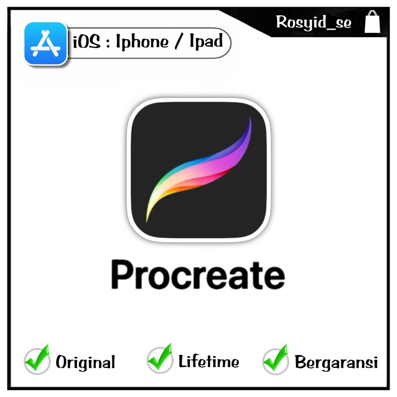 Jual PROCREATE IOS LIFETIME (ORIGINAL) | Shopee Indonesia