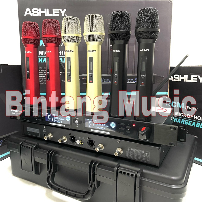 Jual Mic Wireless Ashley RCM Original mikrofon ashley rcm series free ...