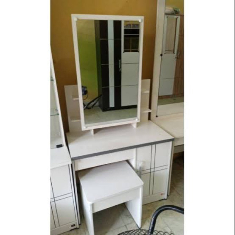 Jual Meja Rias Kaca Petak Sliding | Shopee Indonesia