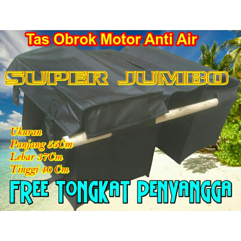 Jual Tas Obrok Motor Anti Air Ukuran Jumbo Tas Kurir Keranjang Motor ...