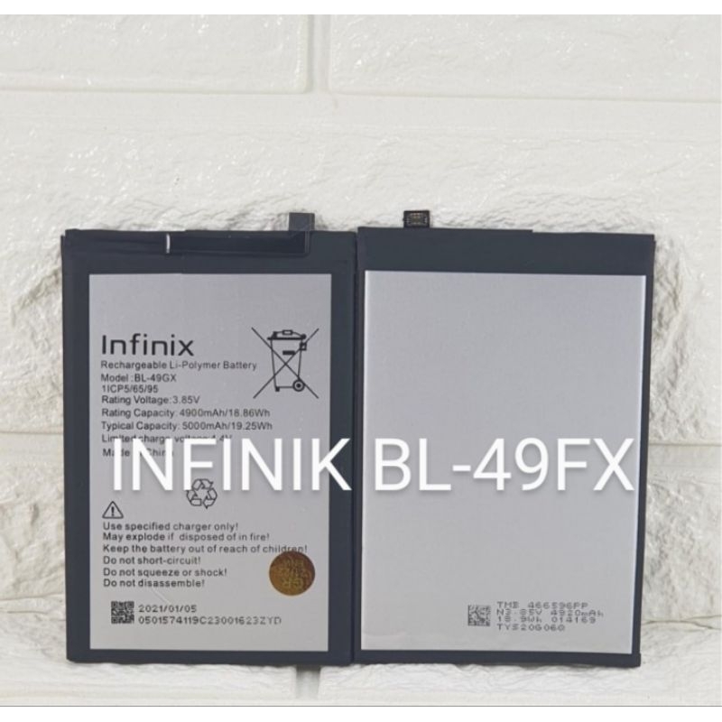 Jual BATERAI INFINIK BL-49FX SMART 5/6/HOT8/9/NOTE7LITE ORIGINAL 100 ...