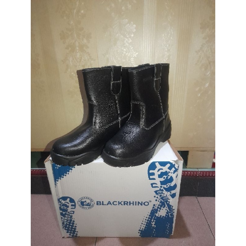 Jual Sepatu Safety Black Rhino 0701 Safety Shoes Original | Shopee ...
