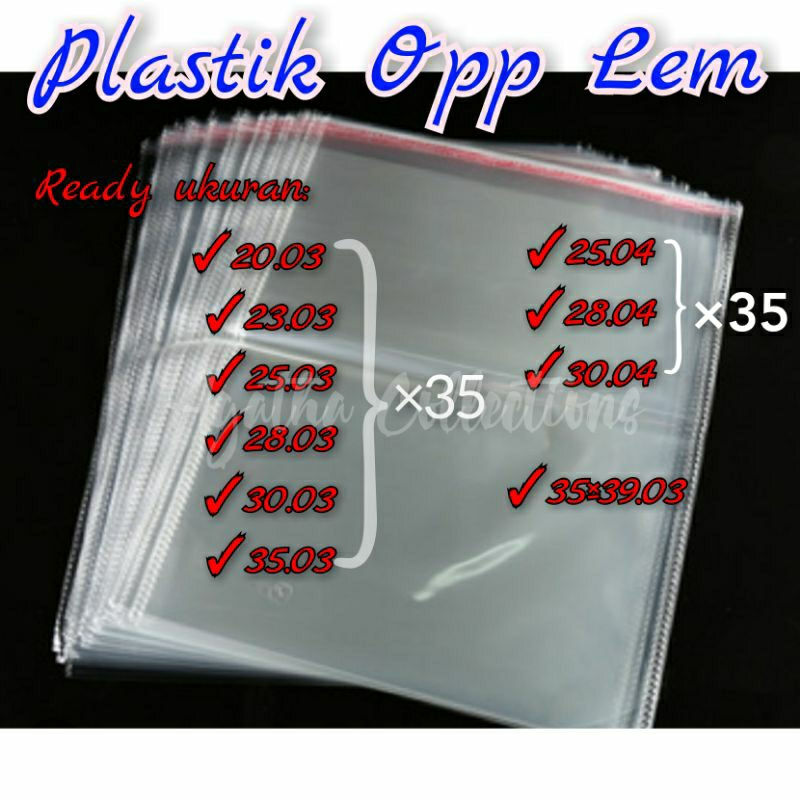 Jual plastik packing baju plastik kemasan Opp pakai lem per pak isi ...