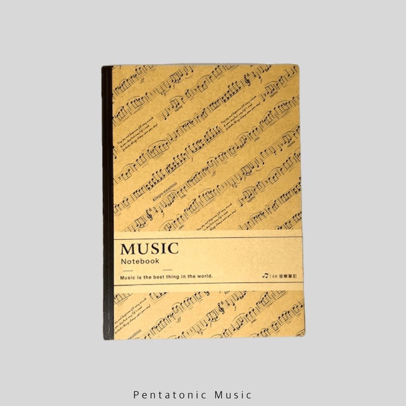 Jual Musical Manuscript Buku Musik Garis Lima Not Balok Pentatonic ...