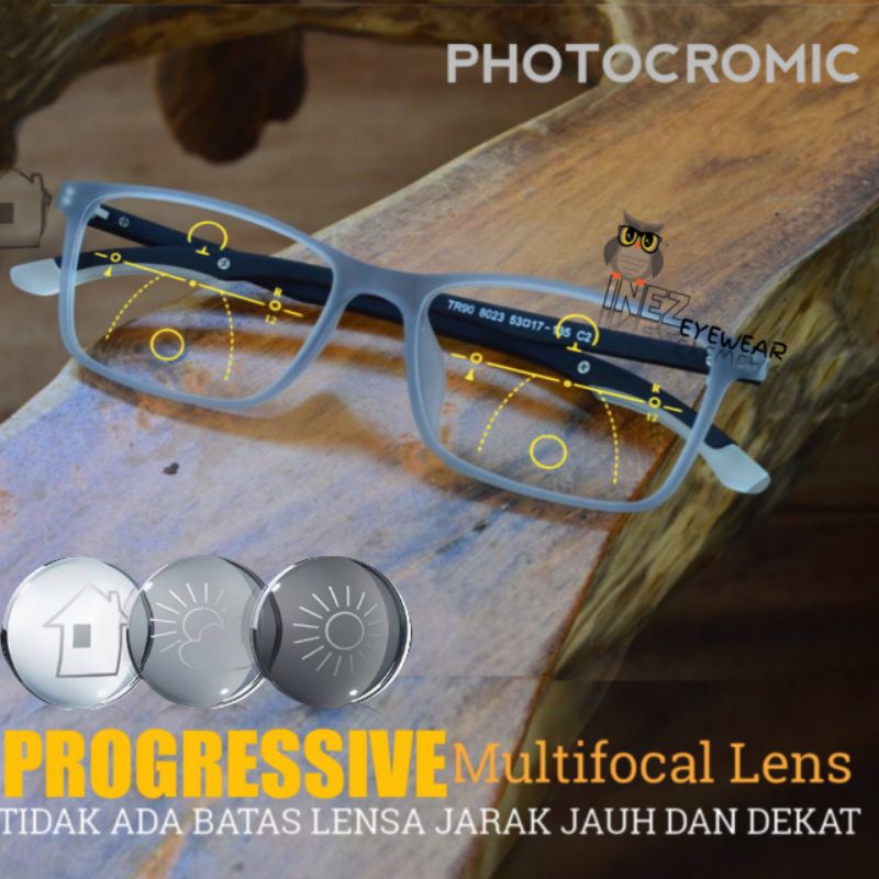Jual Kacamata progresif Photocromic Antiradiasi Pria/Wanita Gaming ...