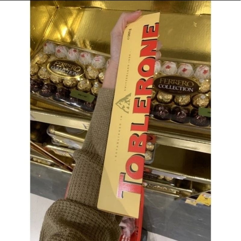 Jual Toblerone Chocolate Jumbo 360g Original 100g (Dark, Milk, Crunchy ...