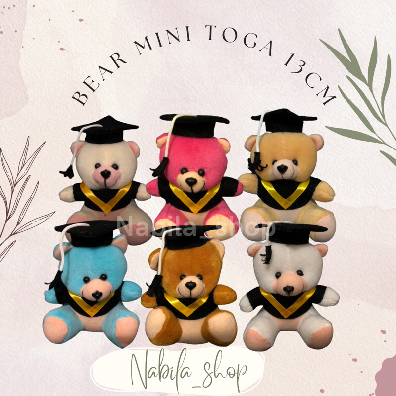 Jual Bear Mini + Toga 13cm / Bear Wisuda | Shopee Indonesia