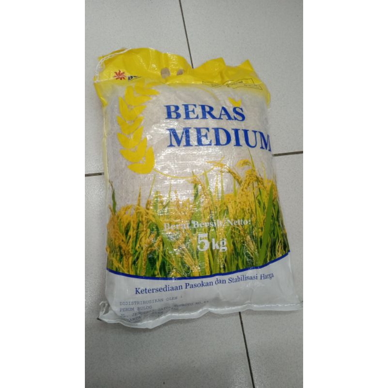 Jual BERAS MEDIUM 5KG | Shopee Indonesia
