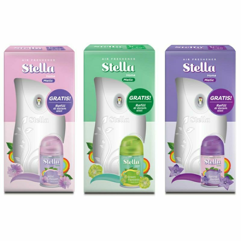Jual Stella Air Freshener Home Matic Box Set (Alat + Refill 225ml ...