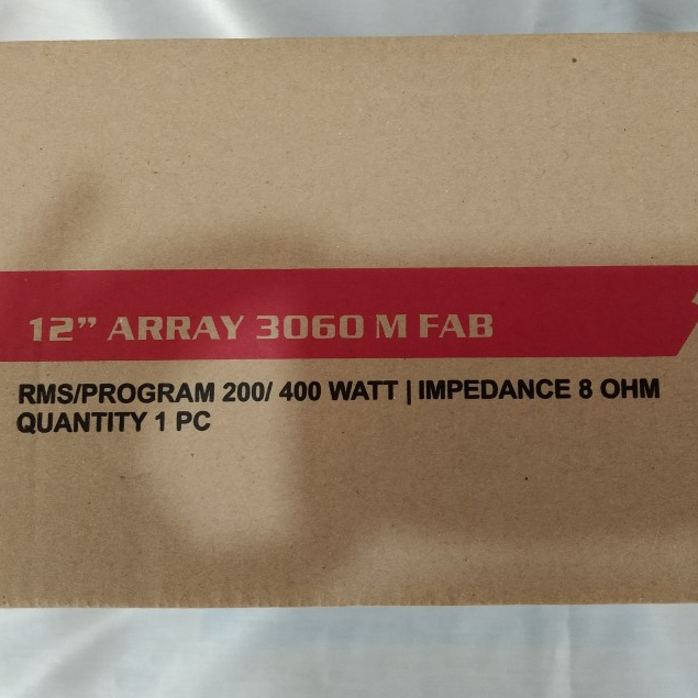 Jual Speaker merek ARRAY 12" INCH 3060 M FAB | Shopee Indonesia