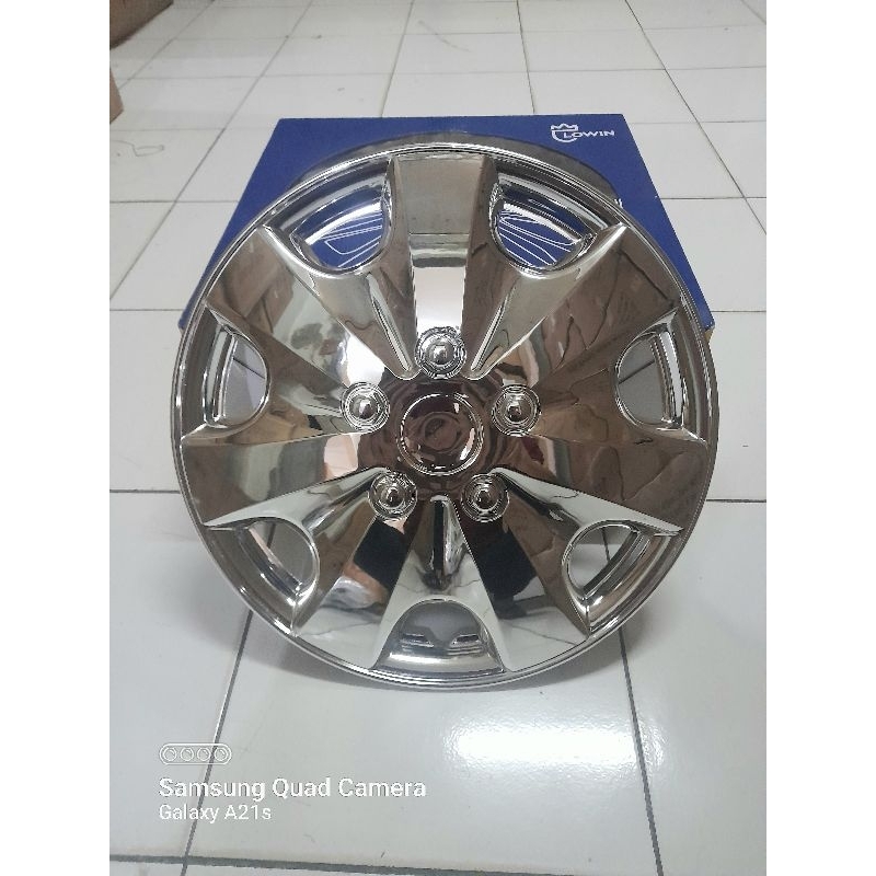 Jual DOP RODA COVER VELG STANDAR KALENG RING 14 CHROME | Shopee Indonesia