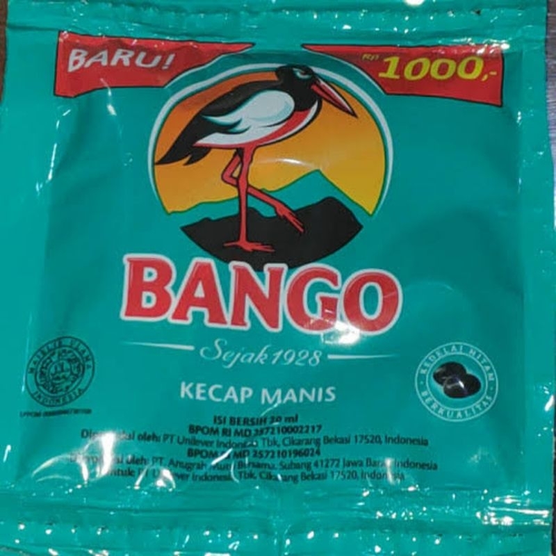 Jual KECAP BANGO KECAP MANIS SACHET @20 ML (1 Renceng) | Shopee Indonesia
