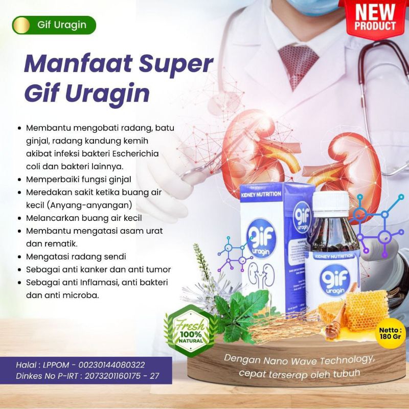 Jual GIF URAGIN MADU PELURUH BATU GINJAL, BATU EMPEDU, MADU ASAM URAT ...