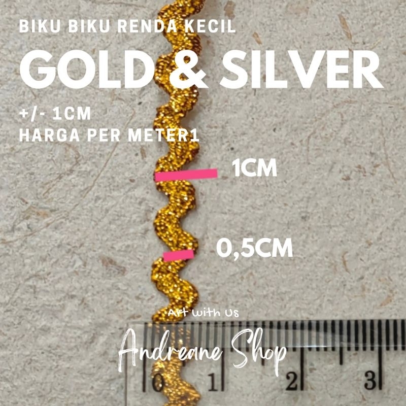 Jual Renda Biku Zigzag G/S Sedang Tinggi 1 cm (per meter) | Shopee ...