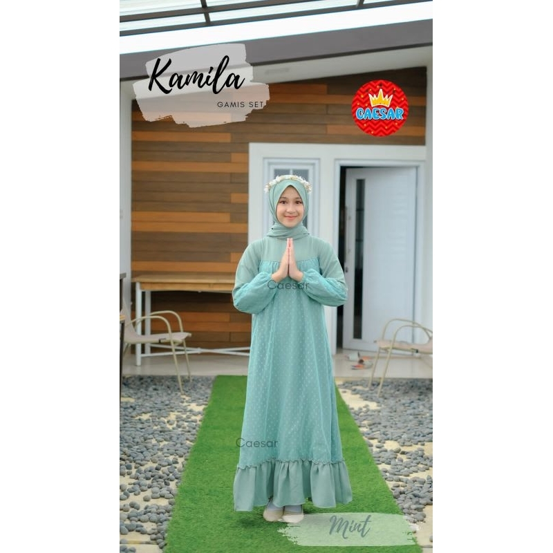 Jual GAMIS SET PASHMINA 7 TAHUN SAMPAI DEWASA MERK CAESAR | Shopee ...