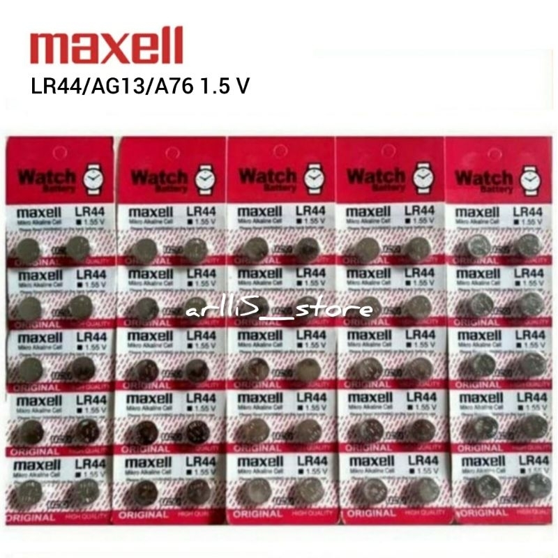 Jual Battery AG13/LR44 1.5Volt Harga Per 1Biji | Shopee Indonesia