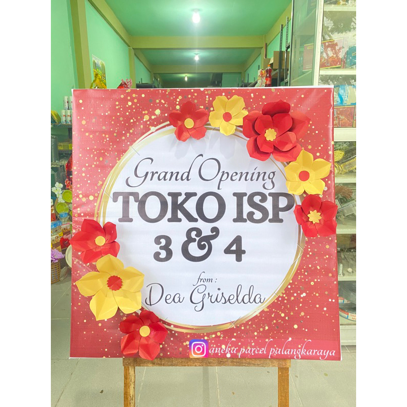 Jual karangan bunga / paper flower grand opening | Shopee Indonesia