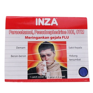 Jual Inza Strip Isi 4 Tablet - Obat Pilek | Shopee Indonesia