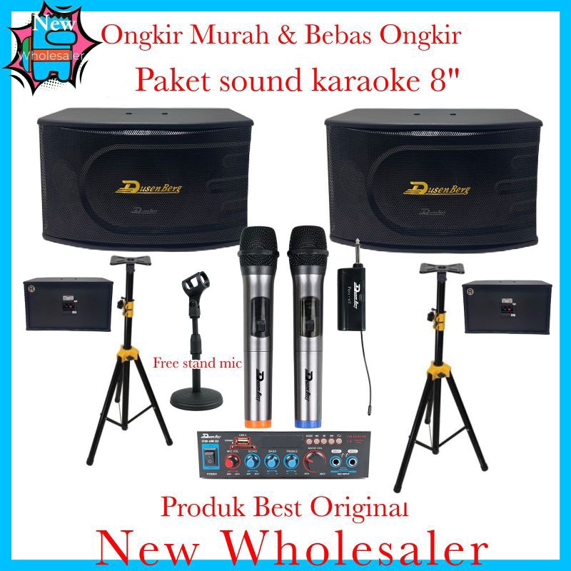 Jual paket sound system karaoke ruangan dusenberg tone 8 original sni garansi resmi full ...