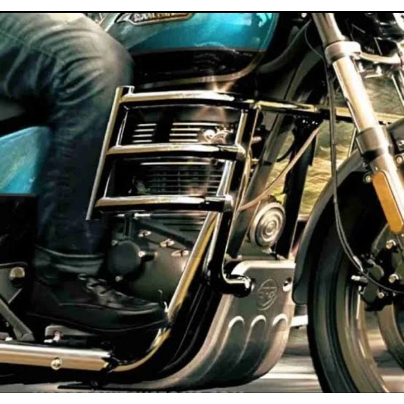 Jual engine guard royal enfield meteor // engine guard after market ...