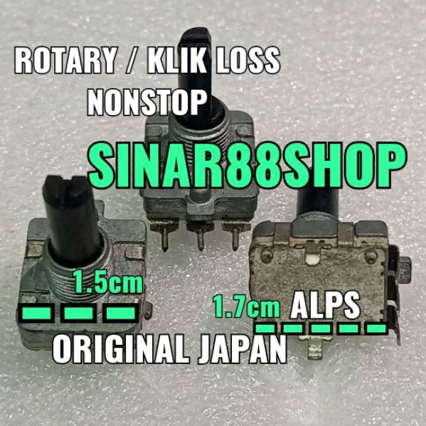 Jual HRG 1pcs ALPS JAPAN ORIGINAL ASLI POTENSIO TAPE MOBIL KLIK ROTARI ...