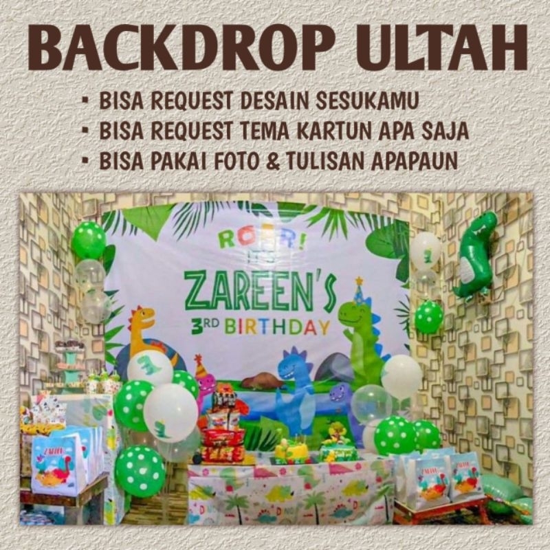 Jual BACKDROP ULANG TAHUN BISA REQUEST DESAIN | Shopee Indonesia