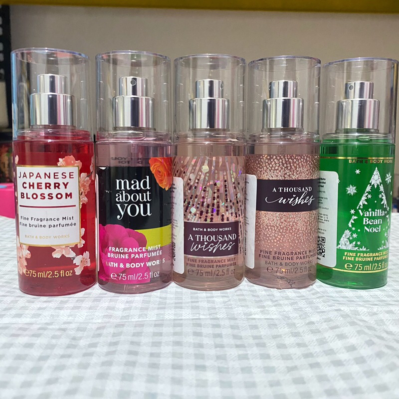 Jual BATH&BODY WORKS FINE FRAGRANCE MIST 75ml | Shopee Indonesia