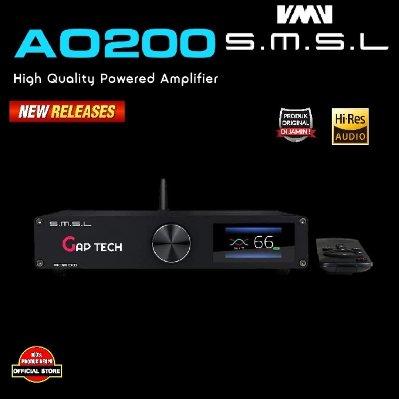 Jual SMSL AO200 / AO 200 High Quality Digital Amplifier Original | Shopee Indonesia