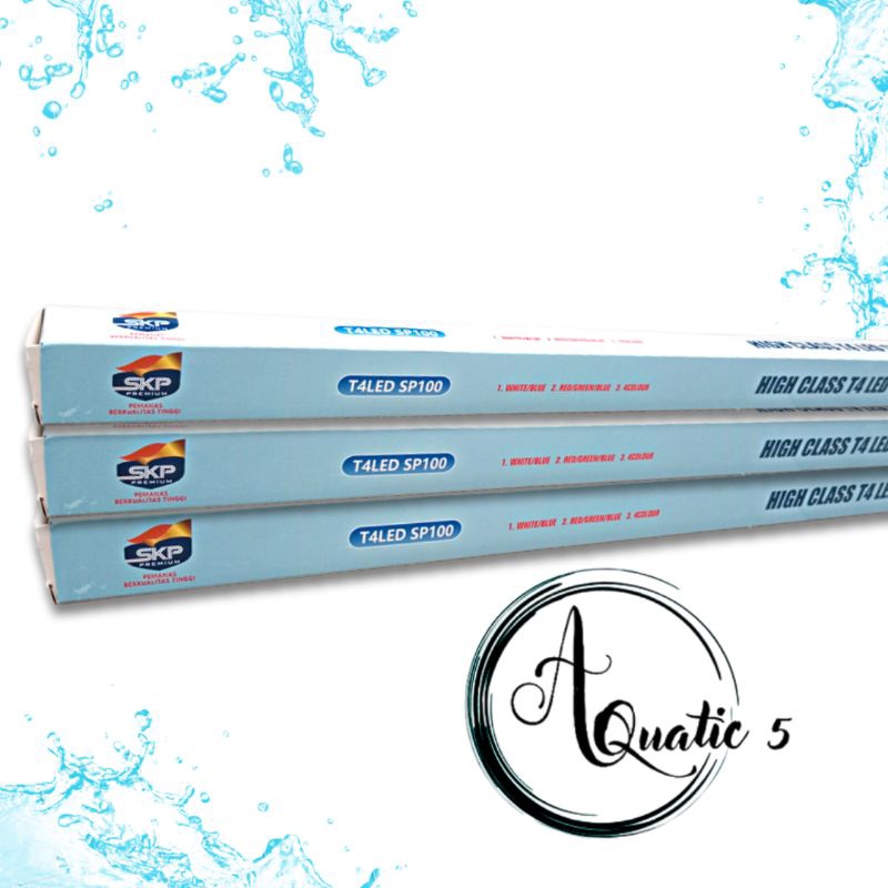 Jual Lampu Led Celup Aquarium SKP T4LED SP 100 3X GANTI WARNA + PACKING ...