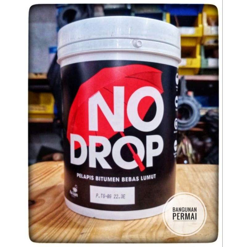 Jual NO DROP BITUMEN BLACK/CAT PELAPIS ANTI BOCOR 1 KG/CAT BEBAS LUMUT/CAT WATERPROOFING ...