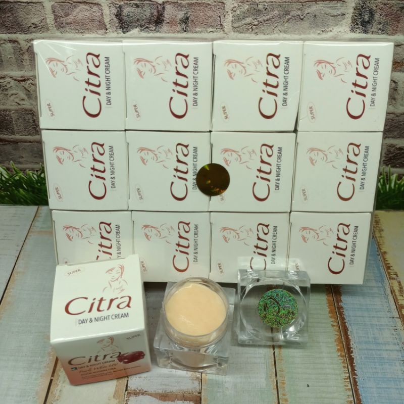 Jual Cream Citra Super Original 2in1 Siang Dan Malam 12 Pcs | Shopee ...