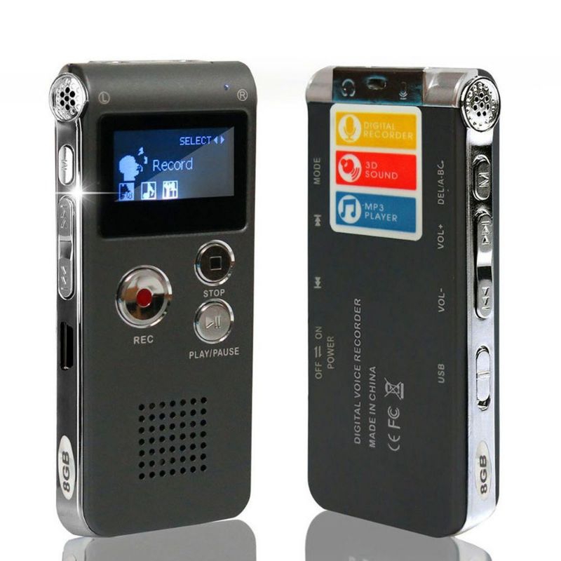 Jual Portable Digital Audio Voice Recorderr Recording USB Alat rekam ...