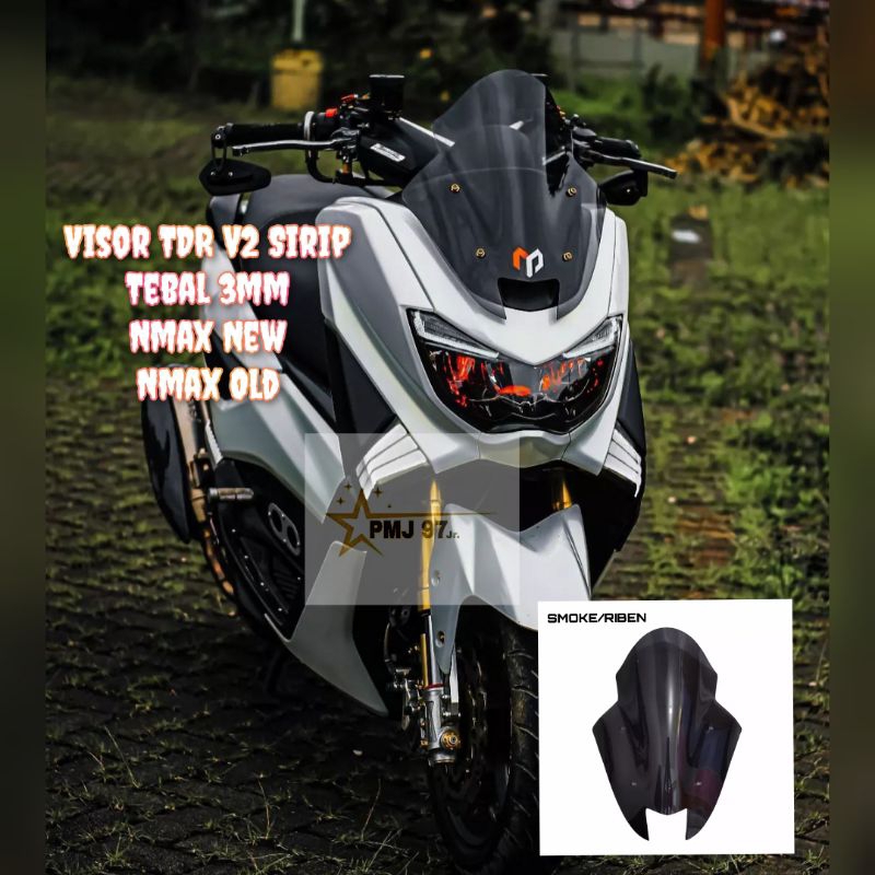 Jual Winshield Nmax Model TDR 3mm Visor Nmax TDR Winsil Nmax Model ...