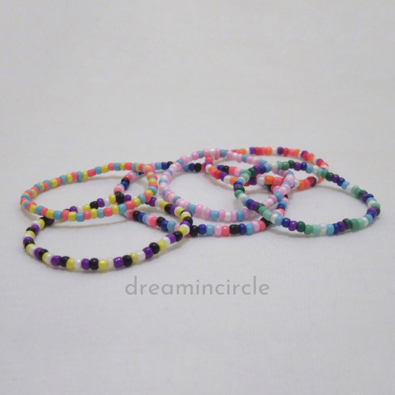 Jual dreamincircle beads bracelet / gelang manik : pride collection | Shopee Indonesia