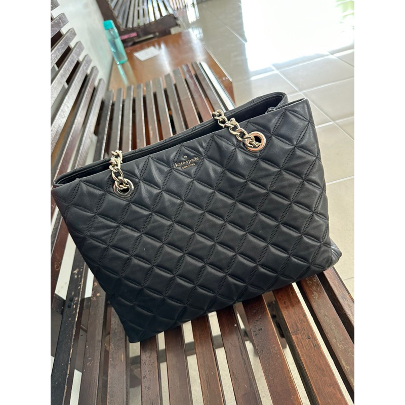 Jual Preloved Kate Spade Natalie Natalia Tote Bag Black | Shopee Indonesia