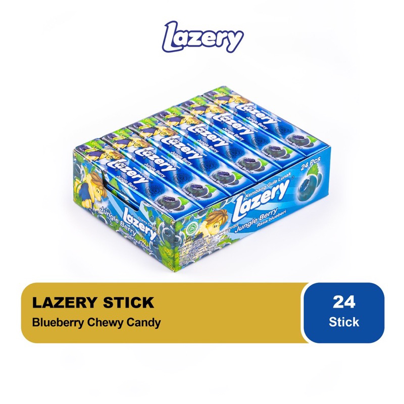 Jual Permen Lazery Stik Blueberry 24 Stik - Lazery Stick Blueberry ...