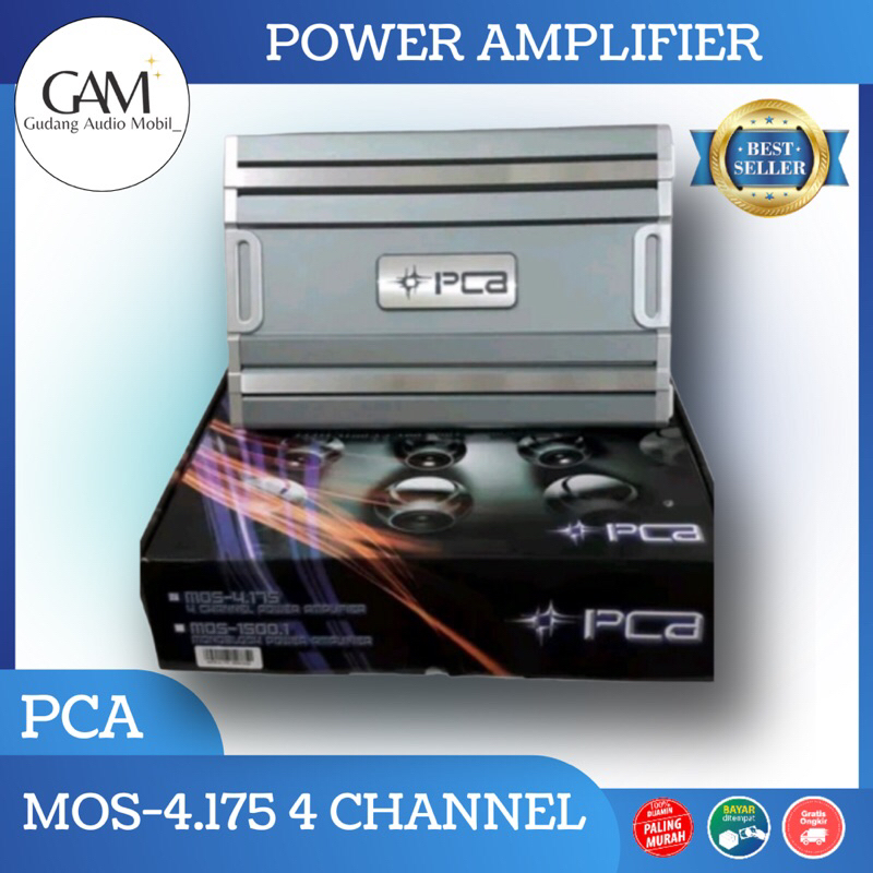 Jual POWER PCA MOS-4175 4 CHANNEL / POWER 4 CHANNEL | Shopee Indonesia