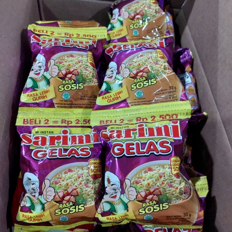 Jual Sarimi Gelas Renteng isi 10 Mie Instan Mi Gelas 10 x 28 gr ...