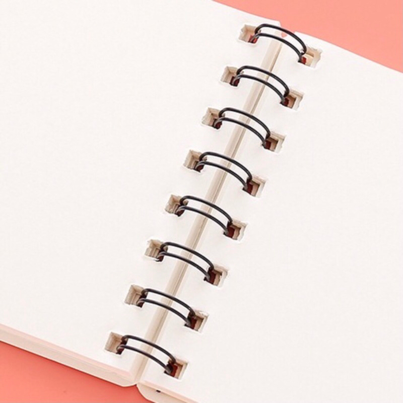 Jual MINI NOTEBOOK RING POLOS TANPA GARIS BUKU CATATAN SPIRAL MOTIF ...