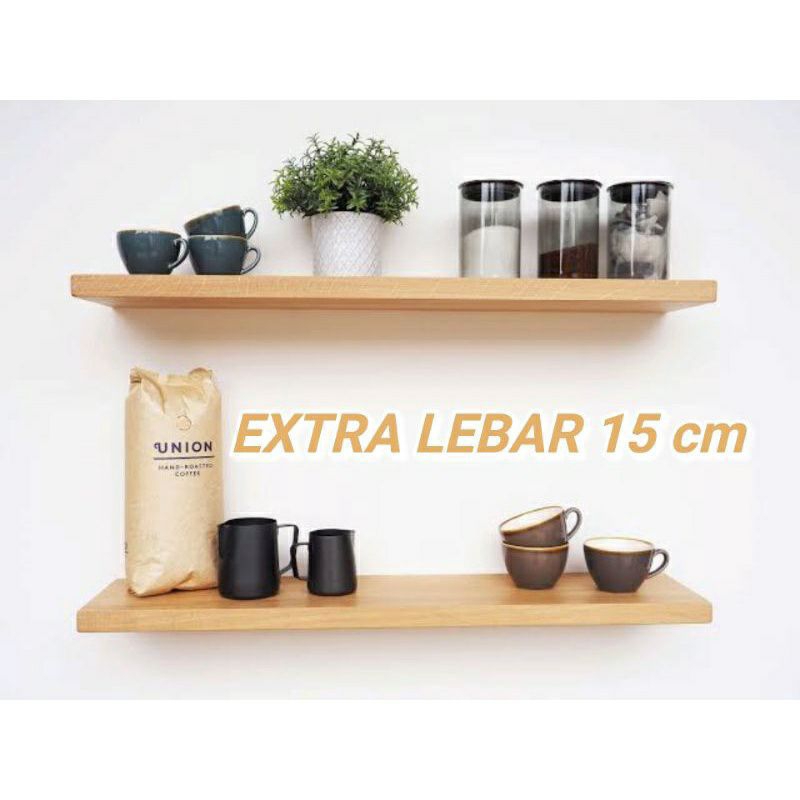 Jual Ambalan dinding kayu , Rak tempel dinding , Rak ambalan kayu ...