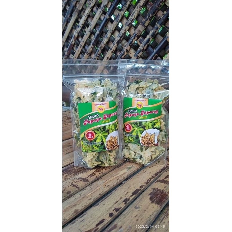 Jual keripik daun pepaya Jepang crispy | Shopee Indonesia
