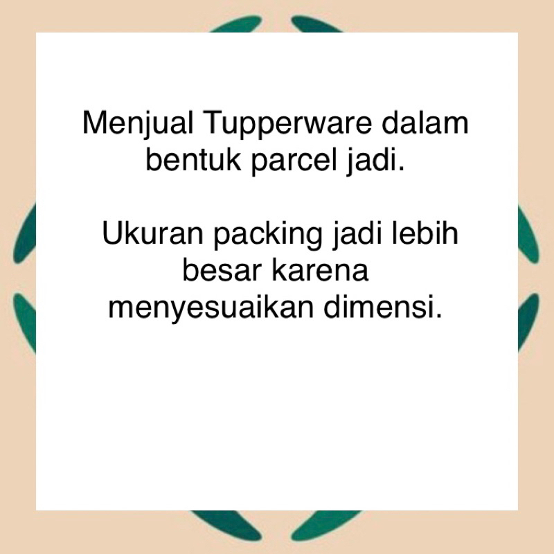 Jual TUPPERWARE PARCEL/HAMPERS/HARI RAYA/HANTARAN/BINGKISAN | Shopee ...