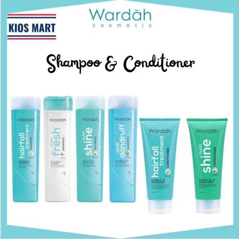 Jual Wardah Shampoo & Conditioner 170ml | Hairfall Treatment | Nutri ...
