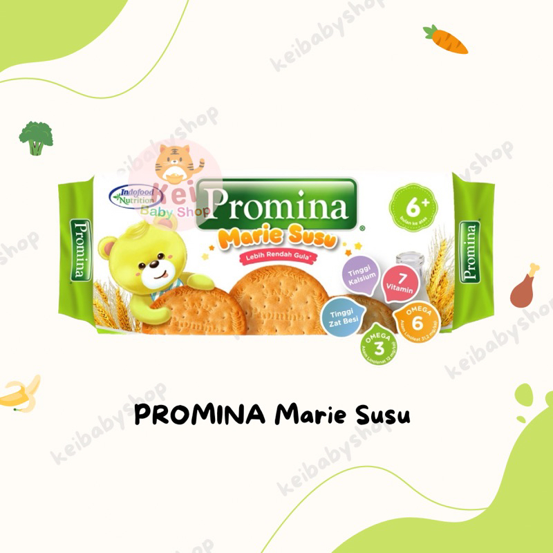 Jual Promina Biskuit Marie Susu / Biskuit Bayi 6+ | Shopee Indonesia